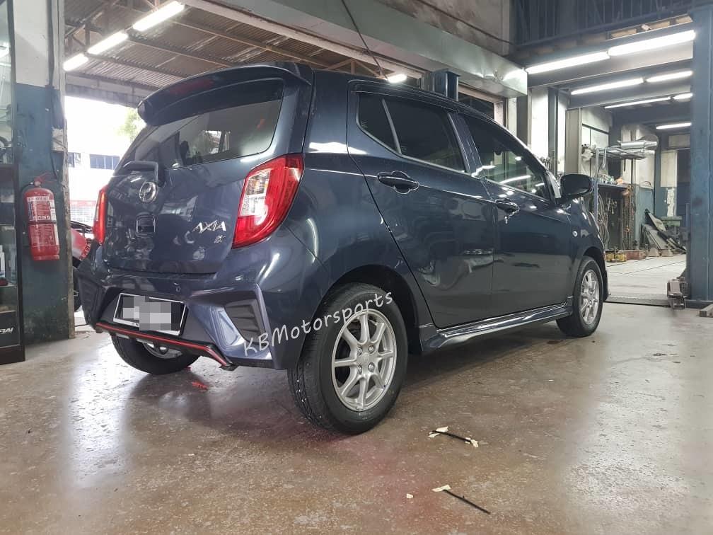 Perodua Axia 2020 gear up Bodykits with spray color, Auto Accessories ...
