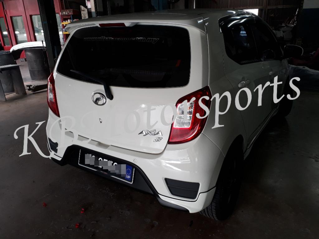 Perodua Axia 2020 gear up Bodykits with spray color, Auto Accessories ...