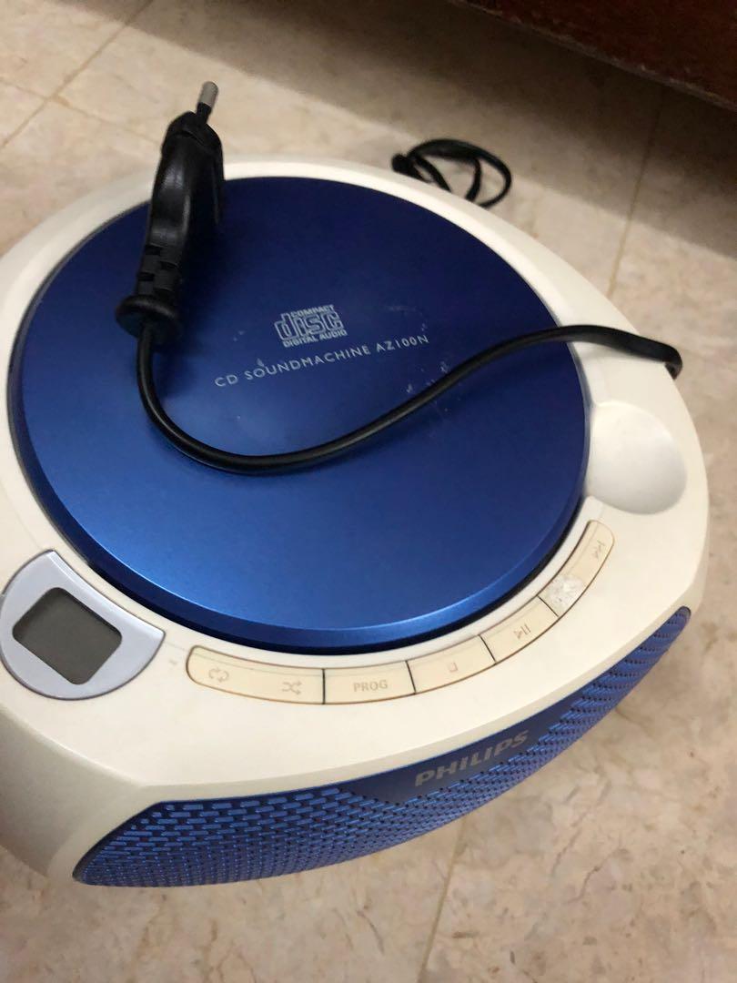 Portable Philips CD player and Fm radio, Audio on Carousell