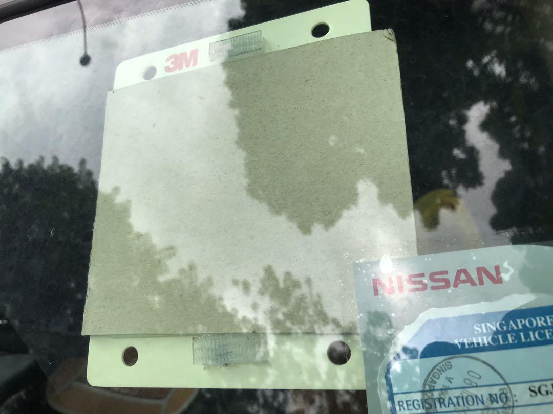 Original 3M Probation triangle Plate, Car Accessories, Accessories on ...