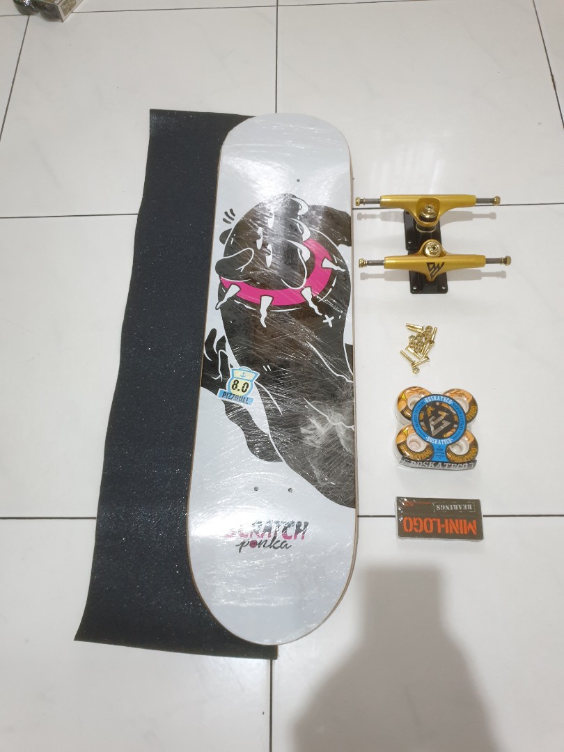 Scratch custom complete skateboard, Sports Equipment, Sports & Games ...