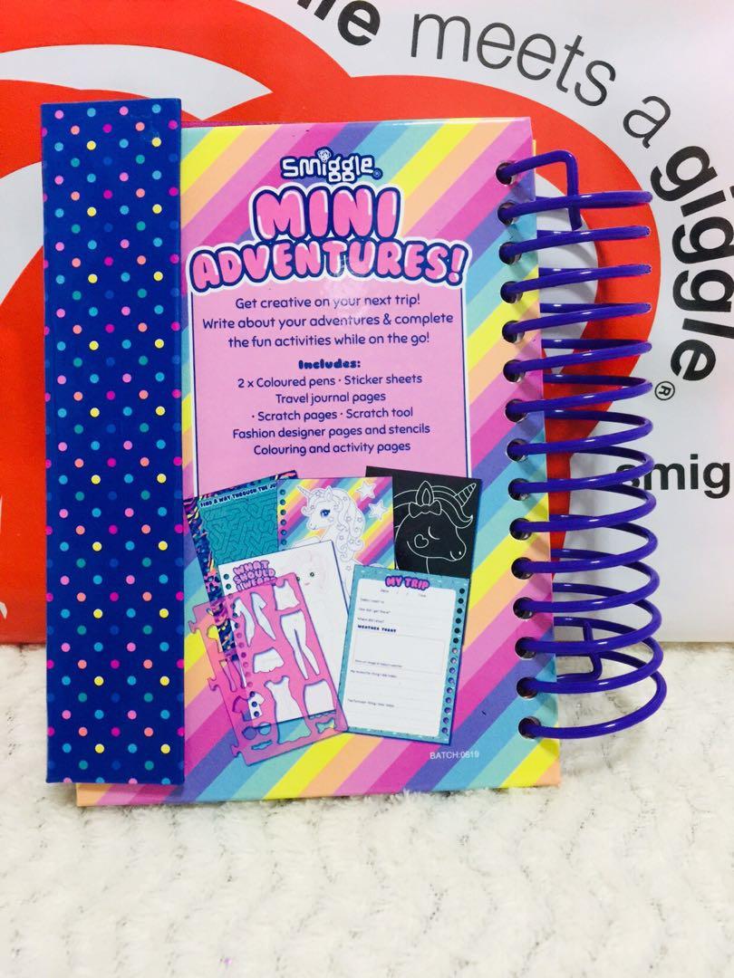 Smiggle Mini Adventure Book w/freebies, Hobbies & Toys, Stationary ...