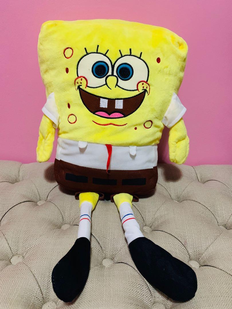 Spongebob Large Plush, Hobbies & Toys, Toys & Games on Carousell