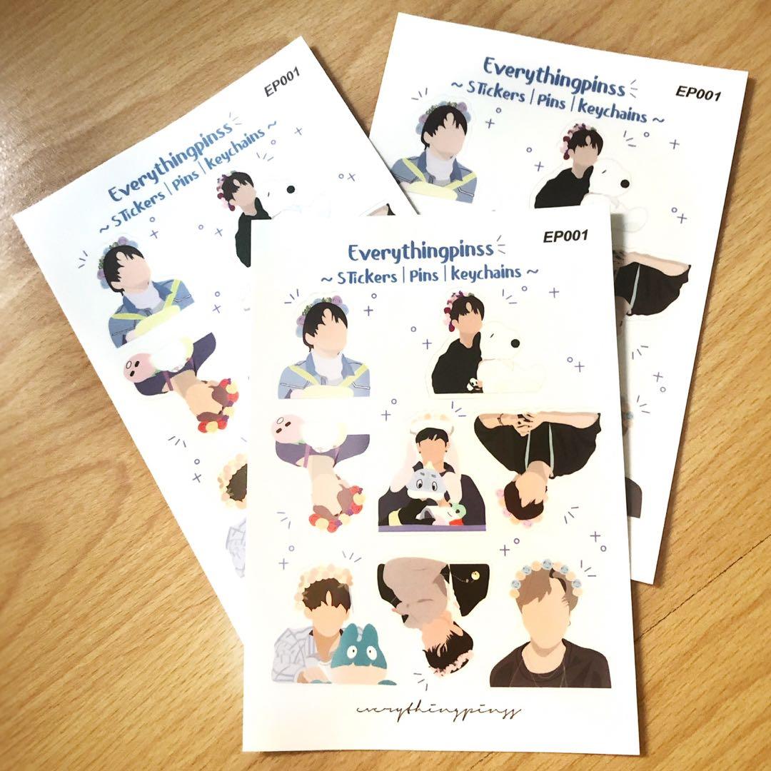 Stray kids sticker sheet, Hobbies & Toys, Memorabilia & Collectibles, K ...