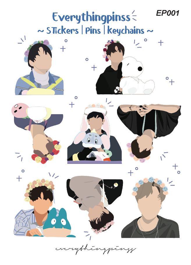 Stray kids sticker sheet, Hobbies & Toys, Memorabilia & Collectibles, K ...