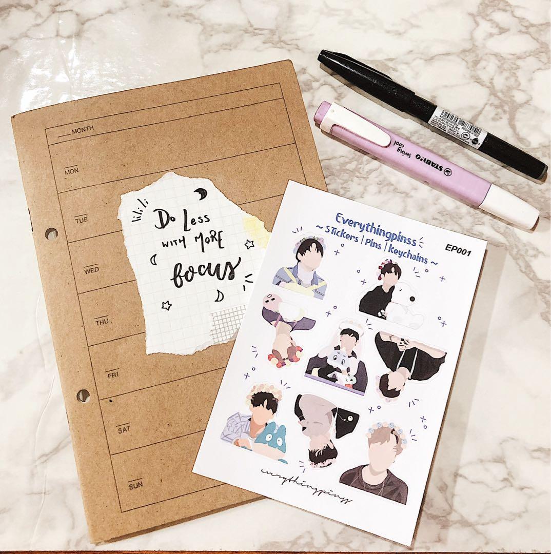 Stray kids sticker sheet, Hobbies & Toys, Memorabilia & Collectibles, K ...