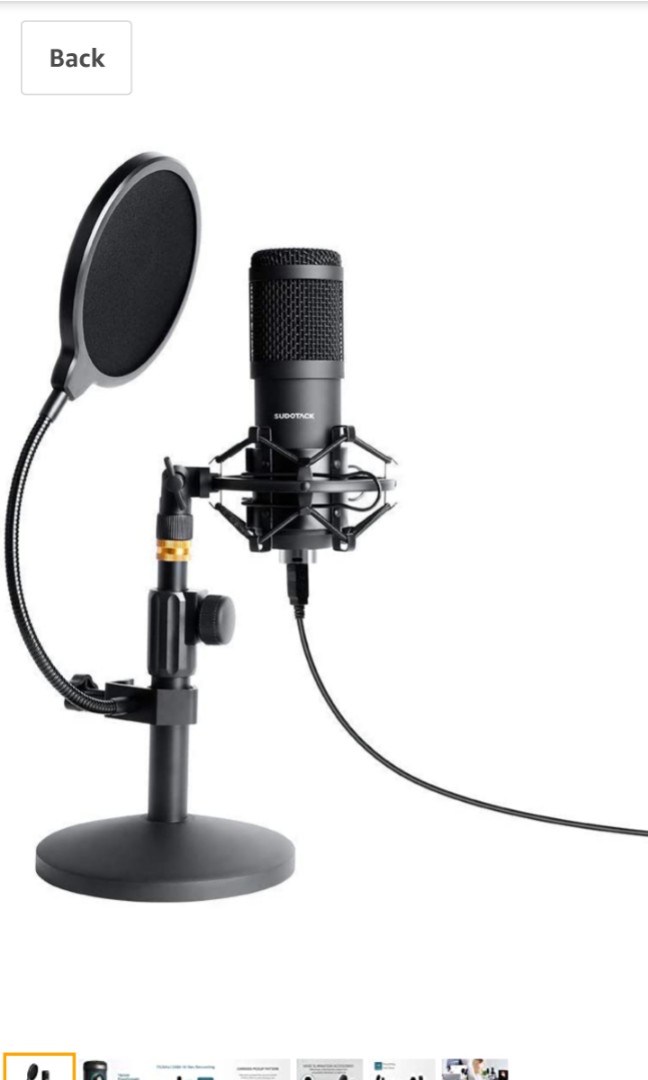 SUDOTACK Microphone Set ST-810, Electronics, Audio on Carousell