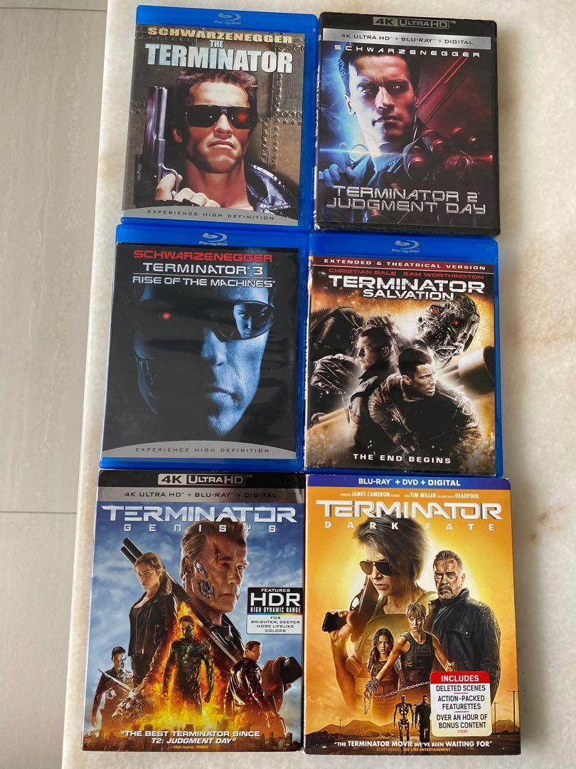 Terminator Complete Blu Ray Collection, Hobbies & Toys, Music & Media ...