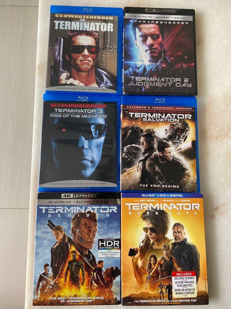 Terminator Complete Blu Ray Collection, Hobbies & Toys, Music & Media ...