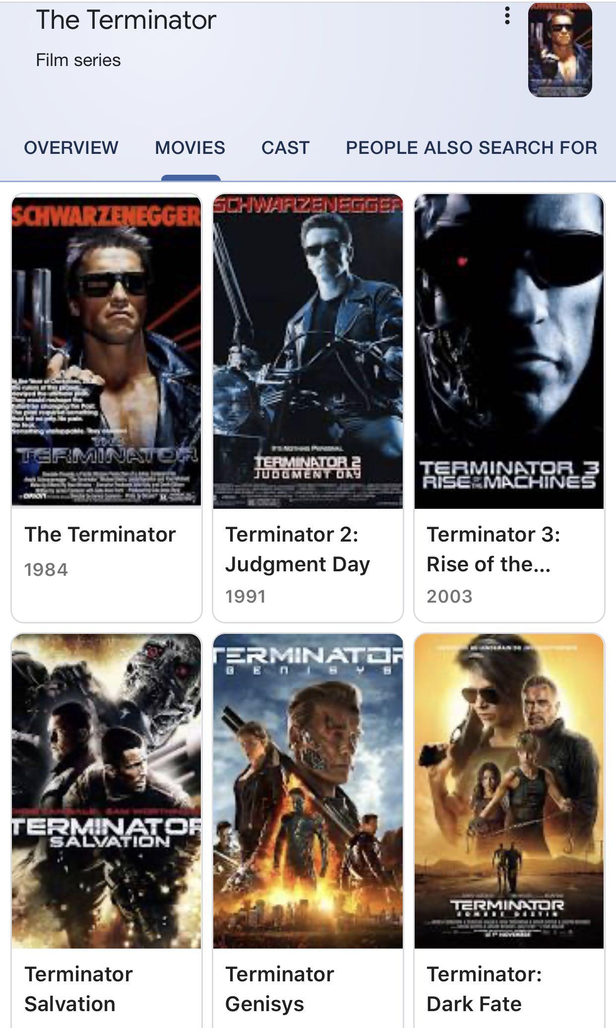 Terminator Complete Blu Ray Collection, Hobbies & Toys, Music & Media ...