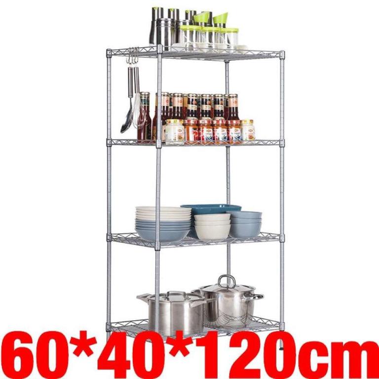 UMD Anti-rust Kitchen Shelving Unit Storage Organisation Rack Kitchen ...
