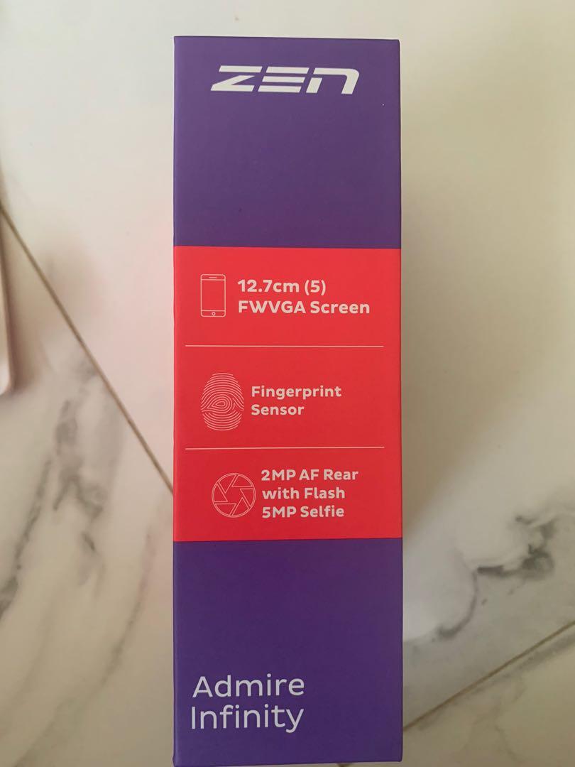 Zen Admire Infinity Handphone, Mobile Phones & Gadgets, Mobile & Gadget ...