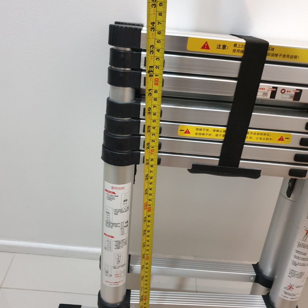 3m x 3m Telescopic ladder, Furniture & Home Living, Bathroom & Kitchen ...