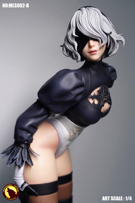 [全新現貨] 尼爾 自動人形 51cm 豪華版 雕像 Moonlight Studio NieR:Automata 2B YoRHa 1/4 Sexy Girl, 興趣及遊戲, 玩具 & 遊戲 ...