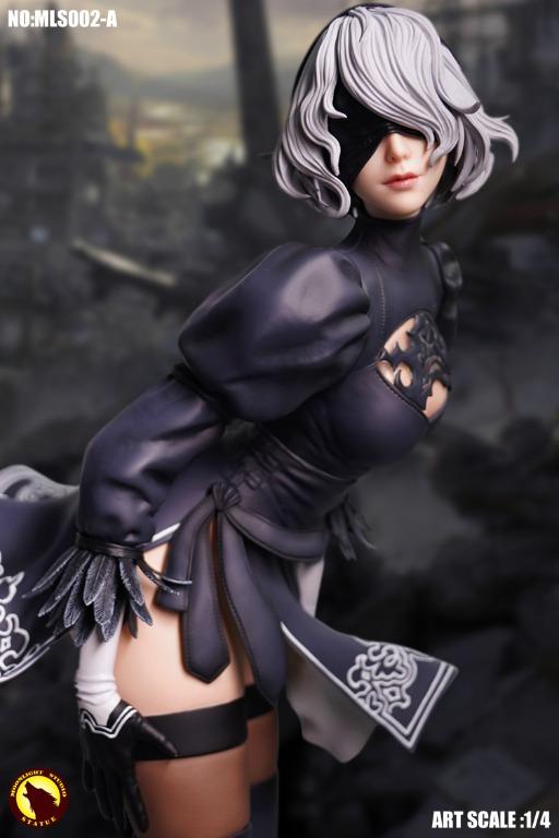 [全新現貨] 尼爾 自動人形 51cm 豪華版 雕像 Moonlight Studio NieR:Automata 2B YoRHa 1/4 Sexy Girl, 興趣及遊戲, 玩具 & 遊戲 ...