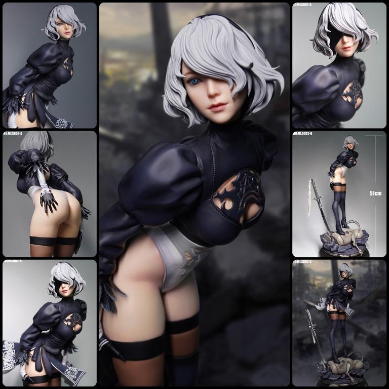 [全新現貨] 尼爾 自動人形 51cm 豪華版 雕像 Moonlight Studio NieR:Automata 2B YoRHa 1/4 Sexy Girl, 興趣及遊戲, 玩具 & 遊戲 ...