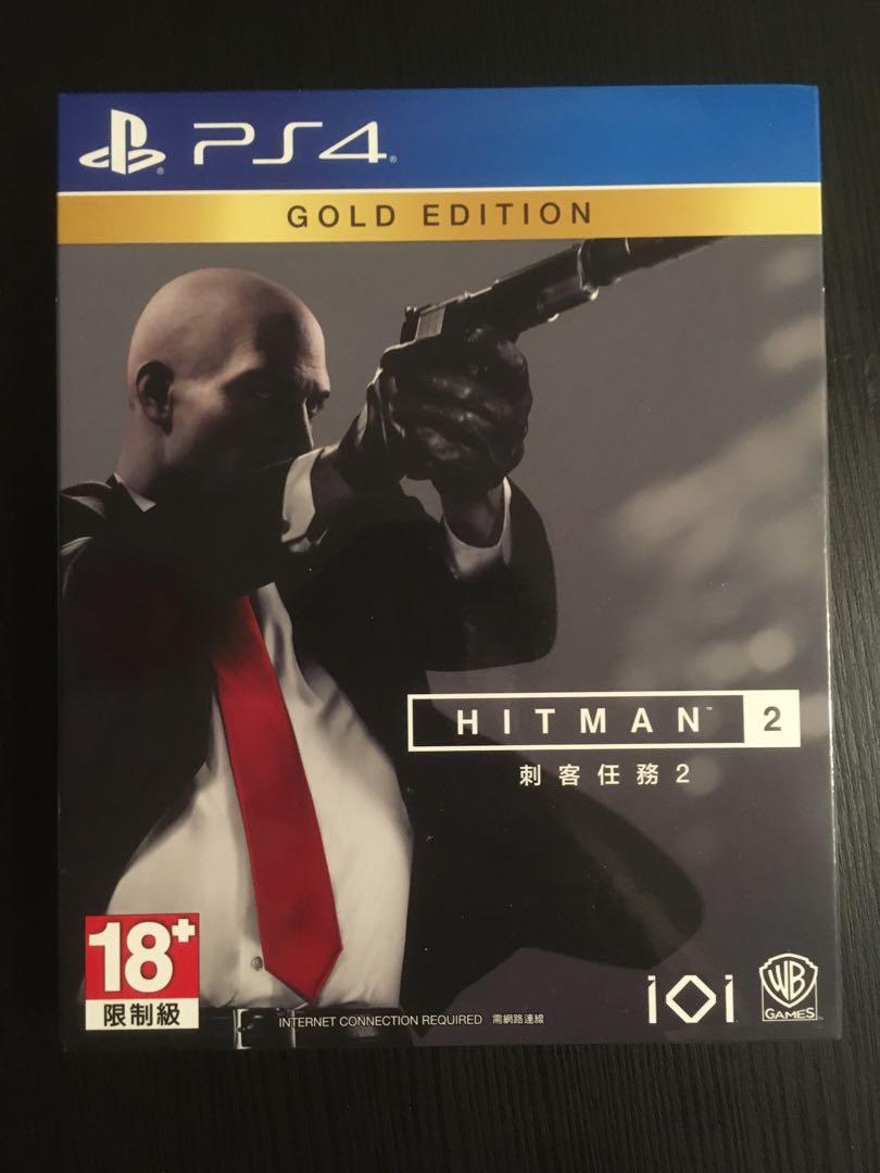 二手 PS4 Hitman 2 鐵盒版 code已用, 電子遊戲, 電子遊戲, PlayStation - Carousell