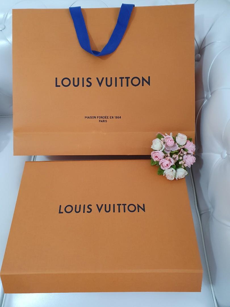 Authentic LV Box and paper bag, Luxury, Bags & Wallets on Carousell