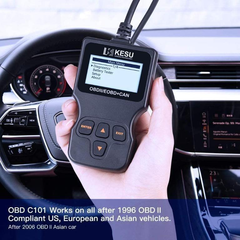B029 KESU Universal OBD2 Scanner C101 Car Engine Fault Code Reader CAN ...