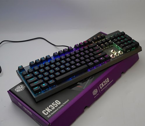 Cooler Master CK350 Mechanical Keyboard Red Switch Lubed, Computers ...