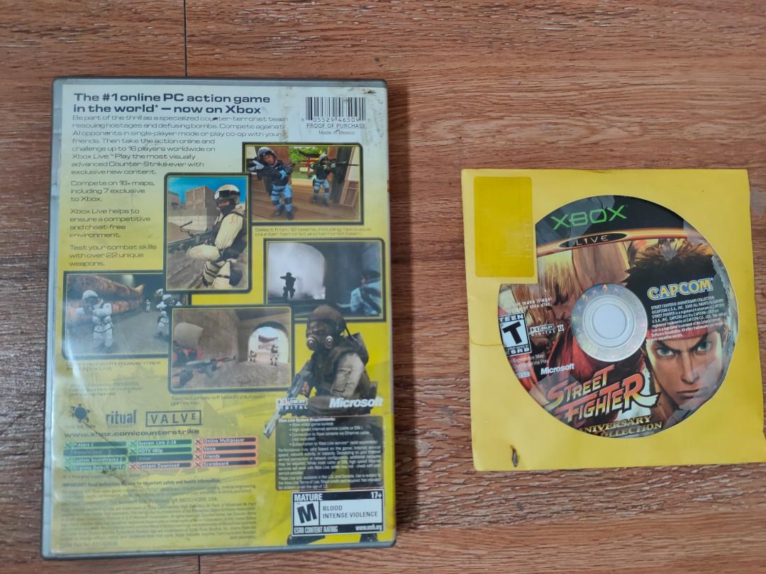 Counter Strike & Street fighter Anniversary Collection XBOX Original ...