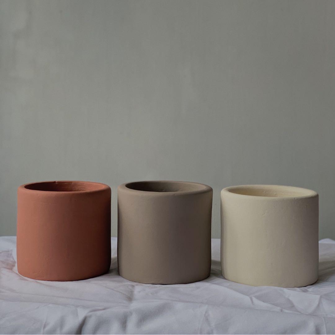 Custom-made clay pots, Furniture & Home Living, Gardening, Gardening ...