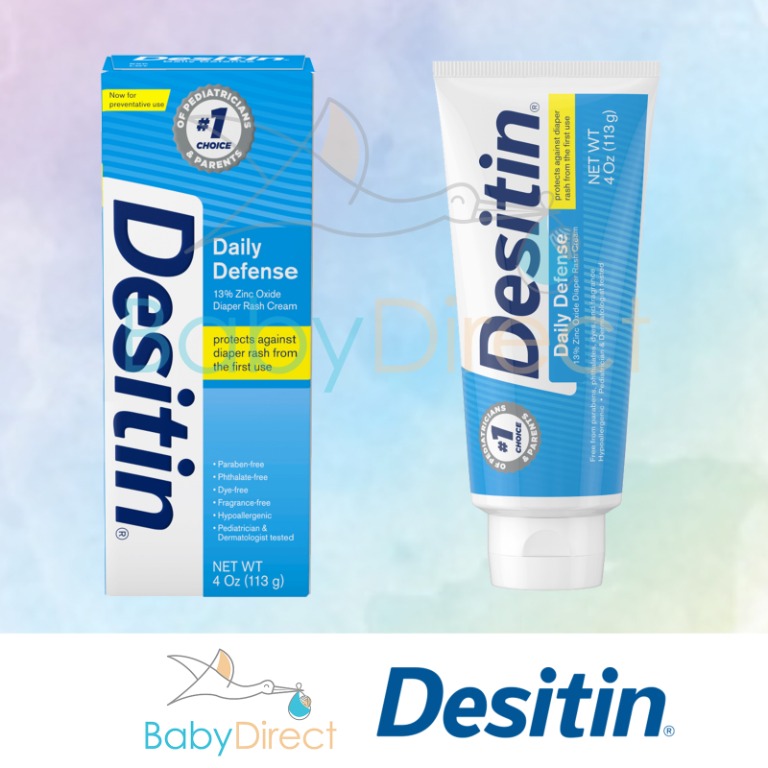 [4Oz-Big Tube]DESTIN Diaper Rash Cream - Daily Defense (Blue) [Exp ...