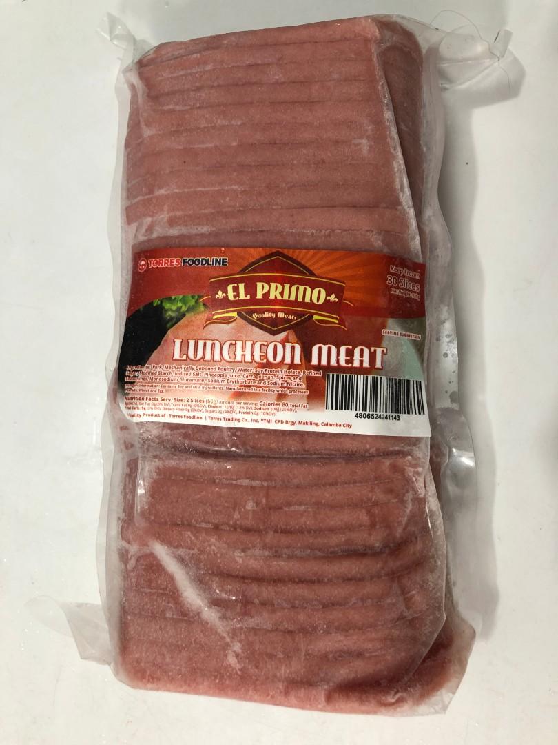 El Primo Luncheon Meat 930g(30 Slices), Food & Drinks, Packaged ...