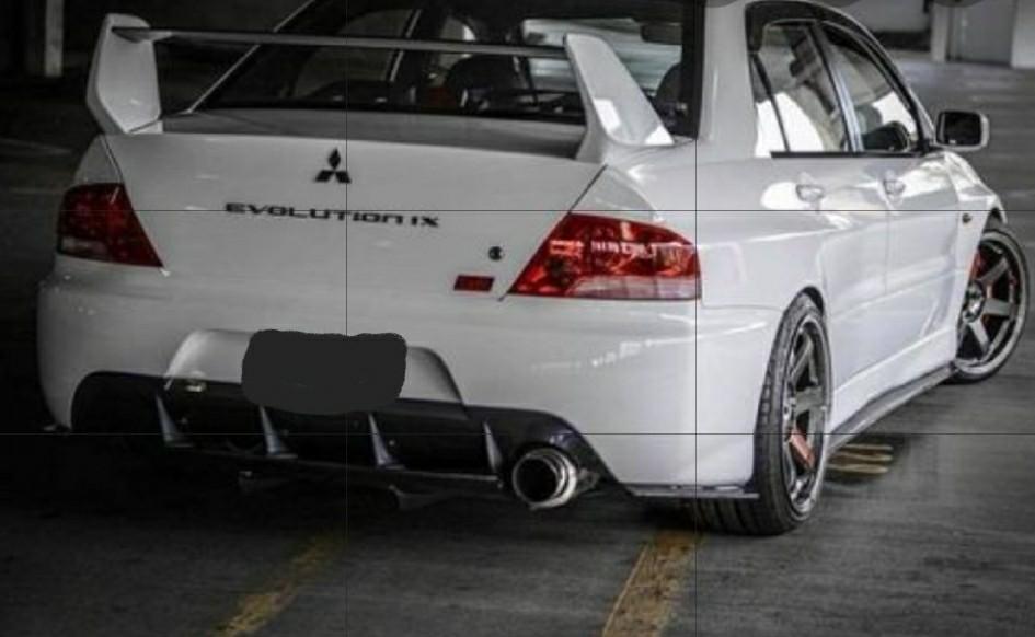 Evolution IX rear boot badge, Car Accessories, Accessories on Carousell