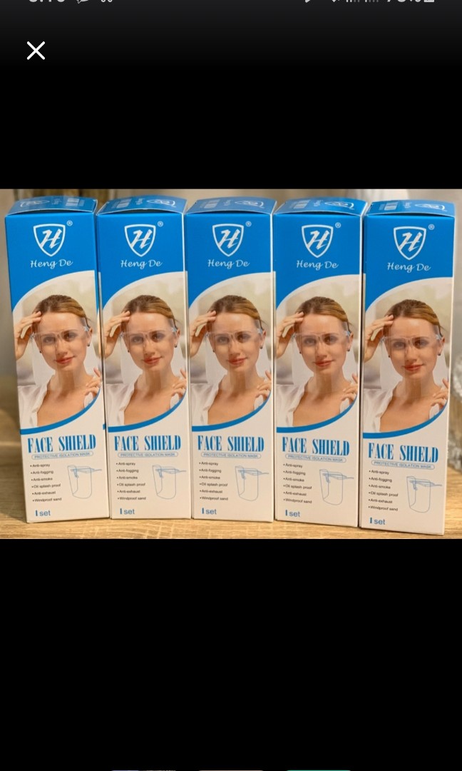 Heng De face shield, Beauty & Personal Care, Face, Face Care on Carousell