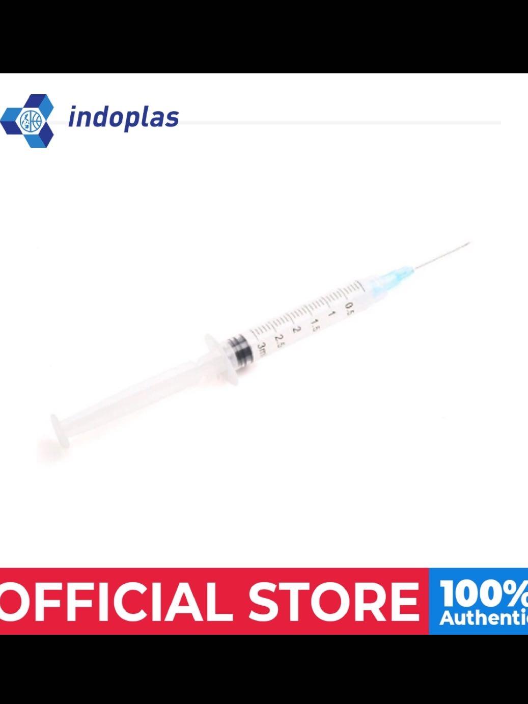 Indoplas Syringe 3CC 23G, Everything Else, Others on Carousell