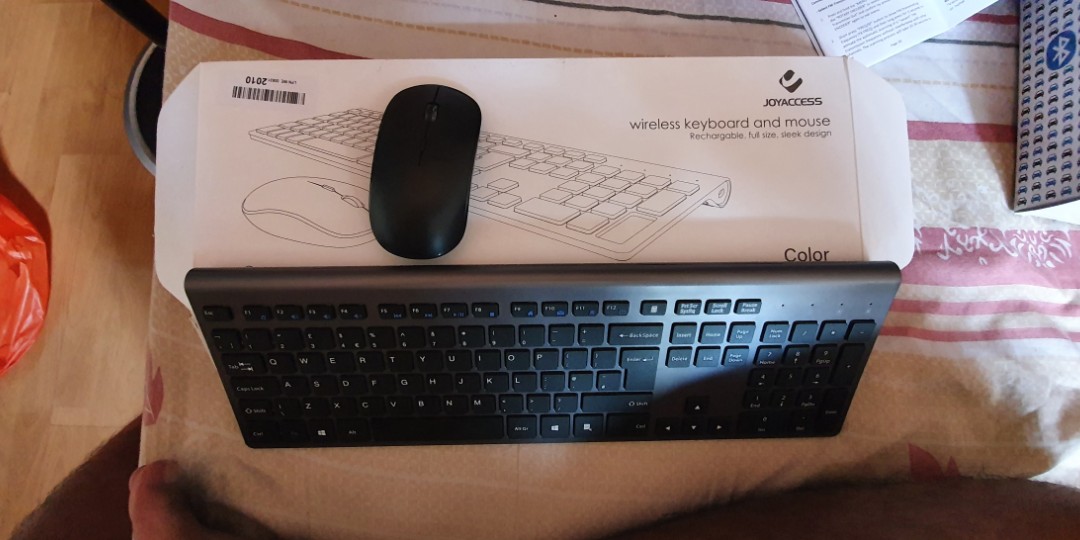 JoyAccess Wireless keyboard & Mouse, Electronics, Computer Parts & Accessories on Carousell