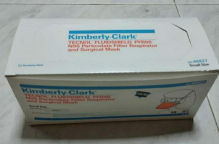 Kimberly Clark N95 particulate filter respirator surgical mask, fluid ...