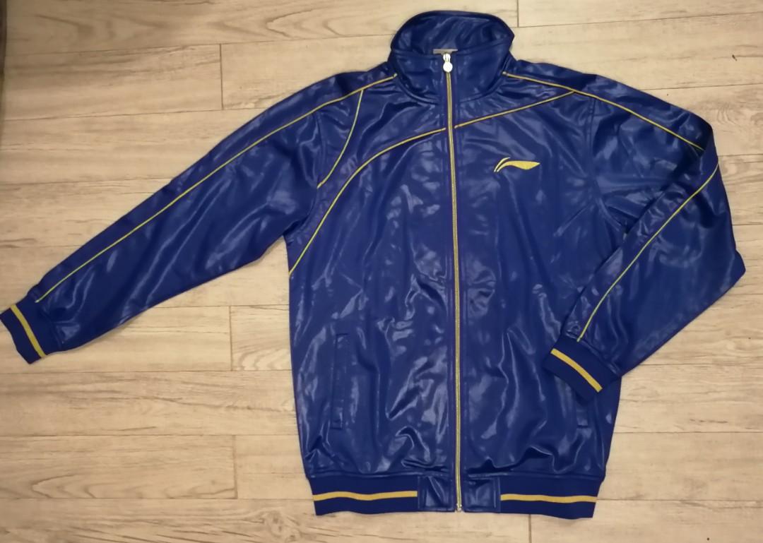 LI-NING Leather Jacket, Men's Fashion, Coats, Jackets and Outerwear on ...