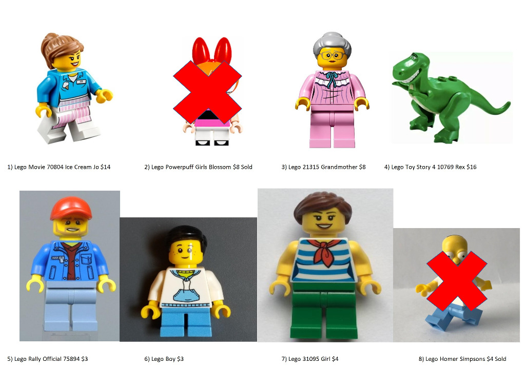 Lego City friends Movie 70804 Ice Cream Jo, Powerpuff Girls Blossom ...