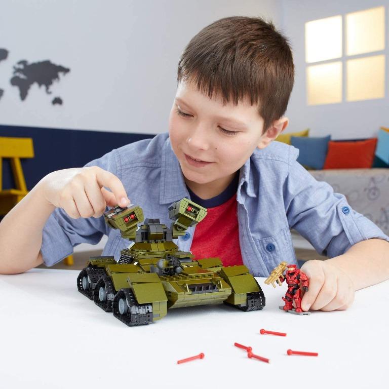 Mega Construx HALO Designer Series: UNSC Scorpion Tank, Hobbies & Toys ...