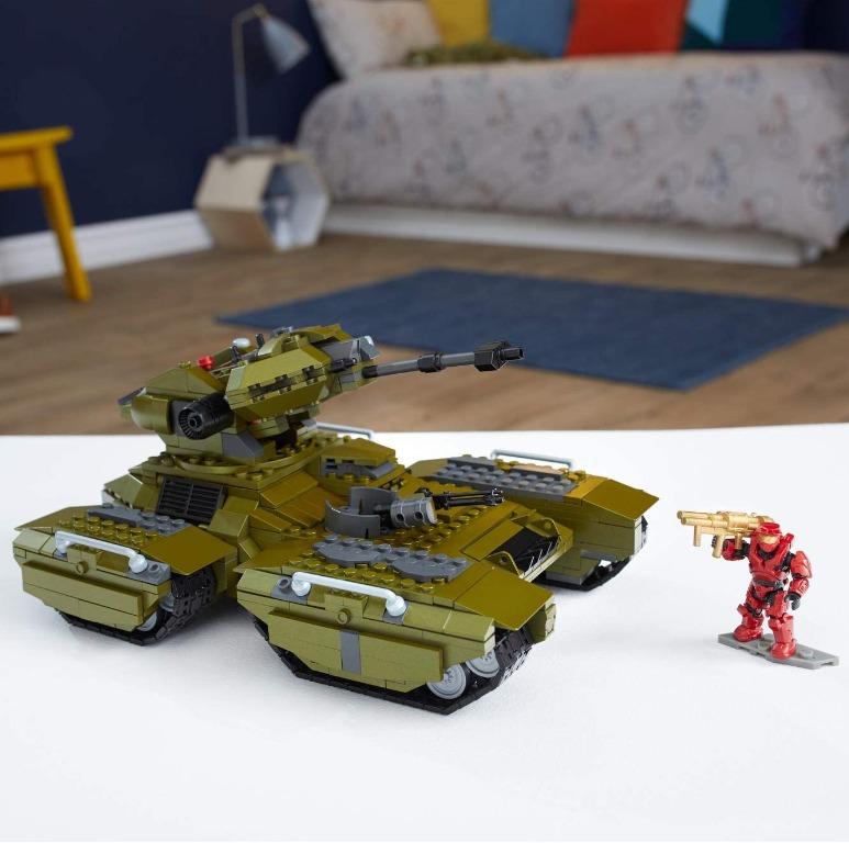 Mega Construx HALO Designer Series: UNSC Scorpion Tank, Hobbies & Toys ...
