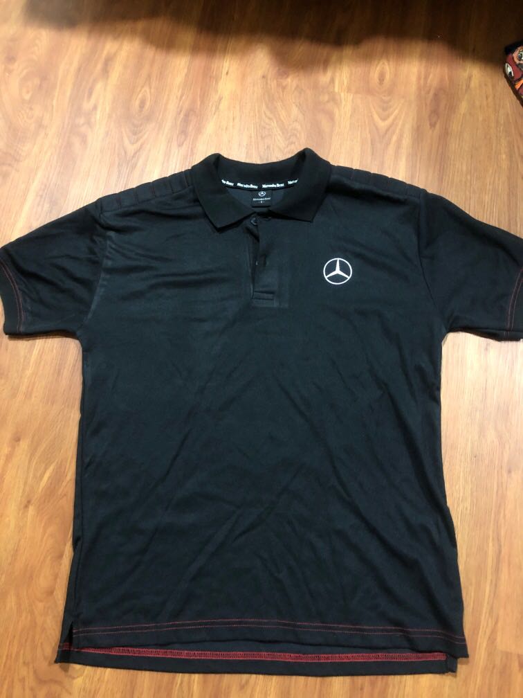 Mercedes Benz polo top, Men's Fashion, Tops & Sets, Tshirts & Polo ...