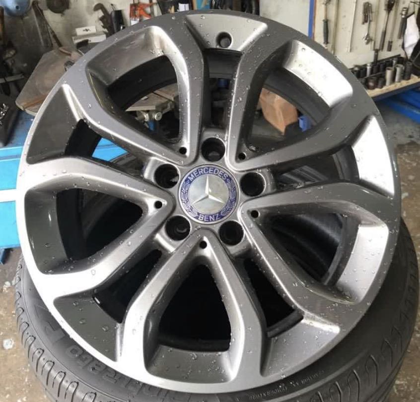 Original Mercedes Benz 17 inch rims, Car Accessories, Tyres & Rims on ...