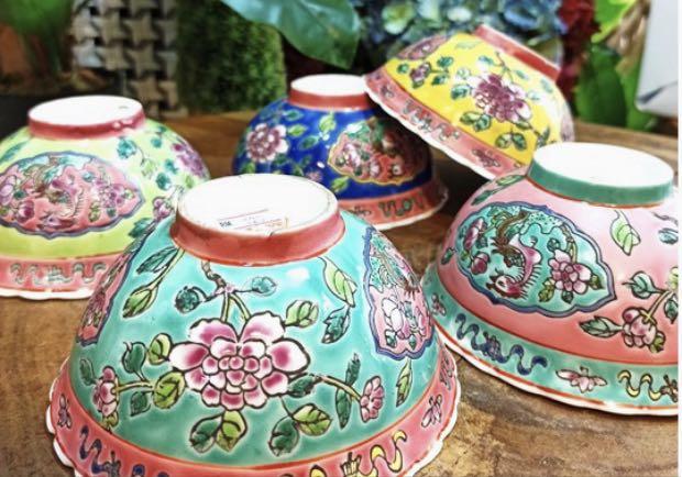 Peranakan Porcelain Bowl (Various Sizes ), Furniture & Home Living ...