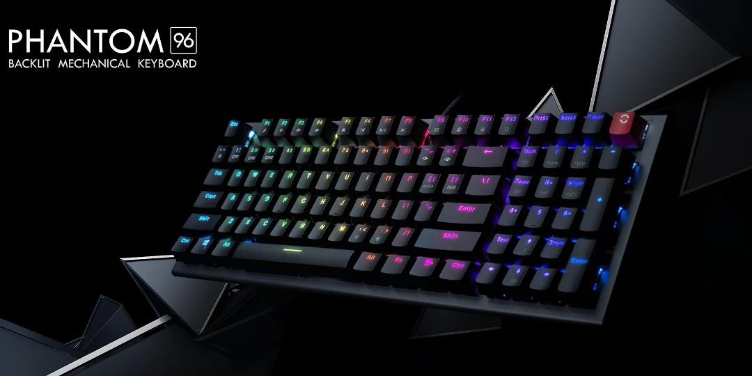 Phantom 96 backlit mechanical keyboard, Computers & Tech, Parts ...