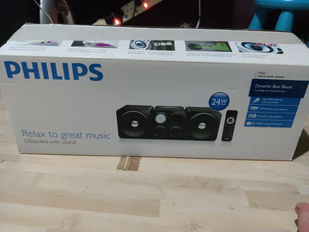 Philips Music System MCM1055B, Audio, Portable Music Players on Carousell