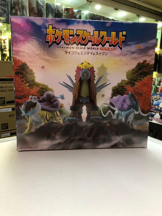 Pokemon Scale World Raikou, Suicune, Entei box, Hobbies & Toys, Toys ...