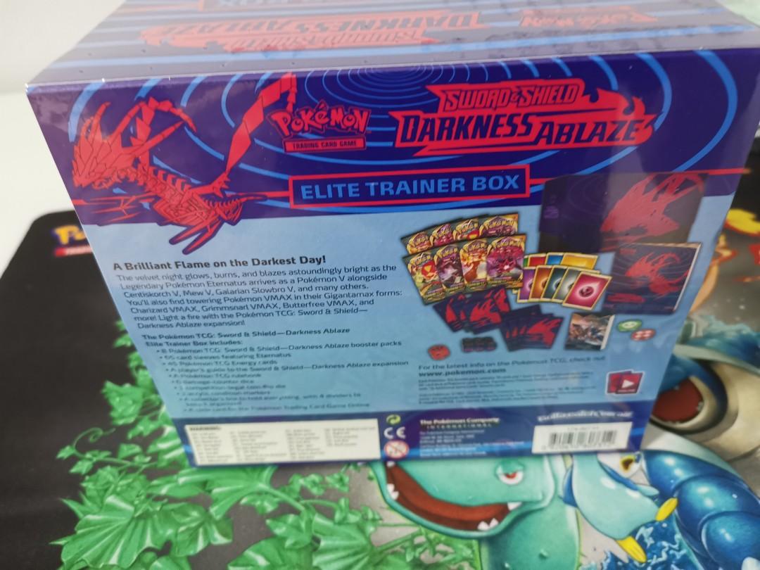 Pokemon TCG Darkness Ablaze Elite Trainer Box (ETB), Toys & Games ...