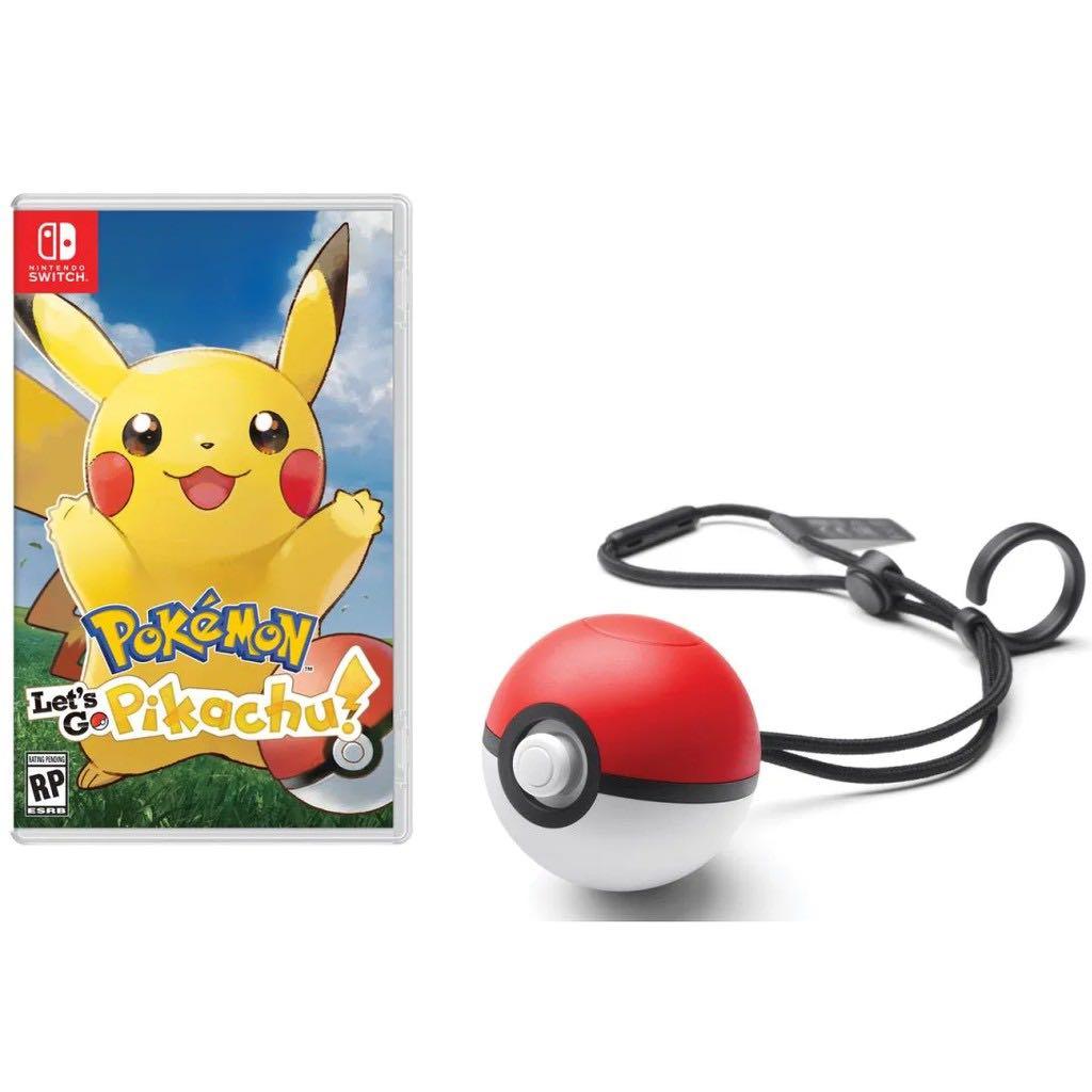 Pokémon: Let’s Go, Pikachu! (Free Poke Ball Plus Device), Toys & Games ...