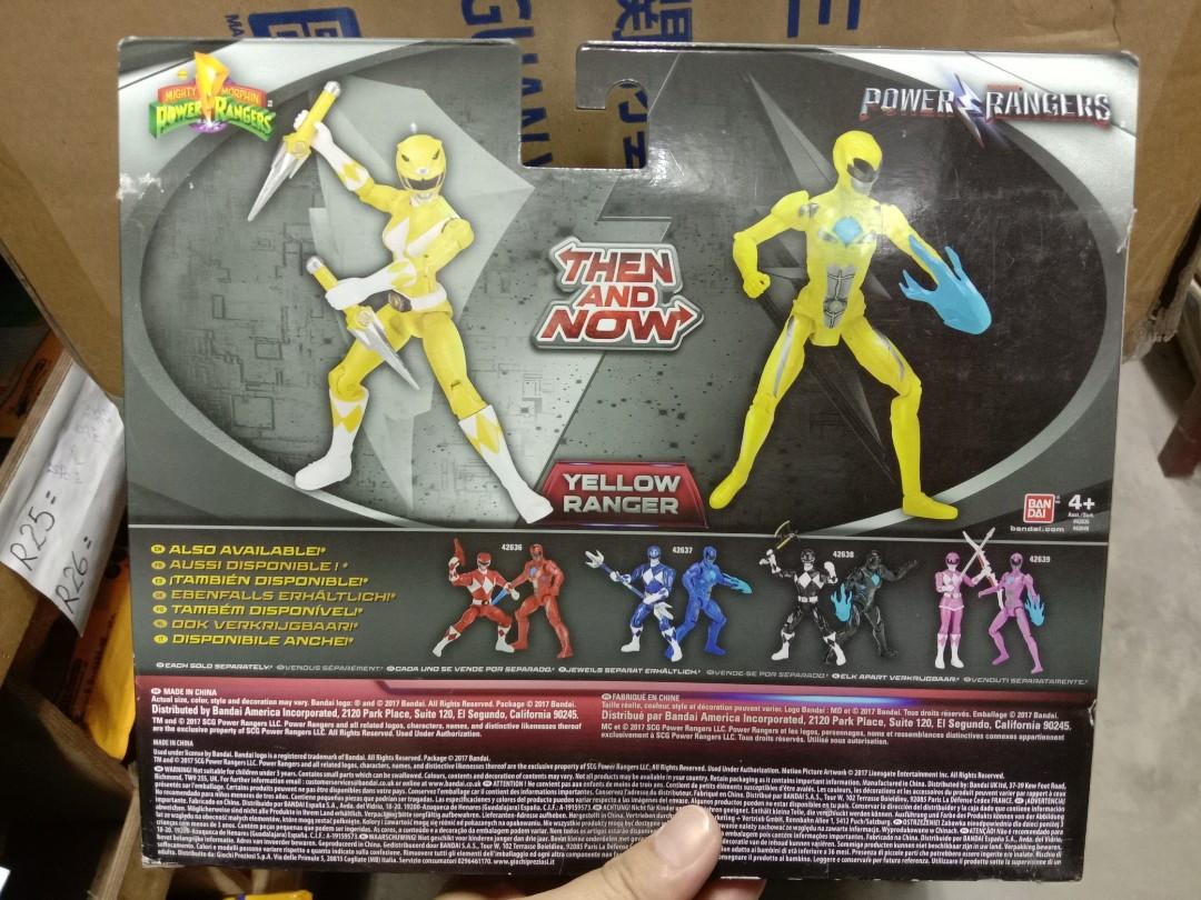 Power rangers - then and now - yellow ranger, Hobbies & Toys ...