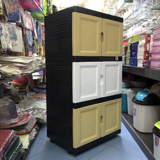 Rak Kabinet 3 Tingkat, Furniture & Home Living, Furniture, Shelves ...