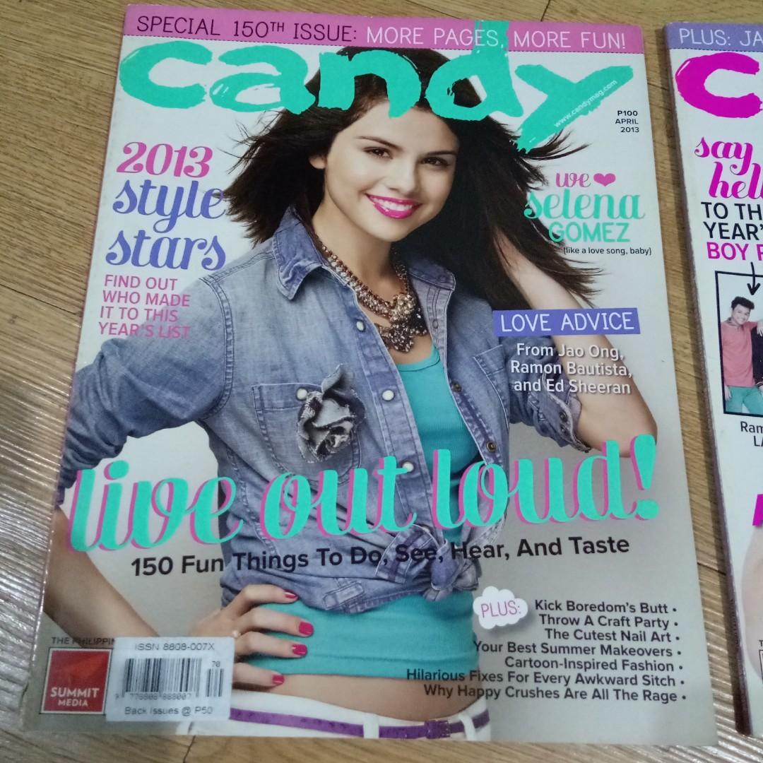 (Set) Candy Magazines - Selena Gomez, Taylor Swift, Hobbies & Toys ...