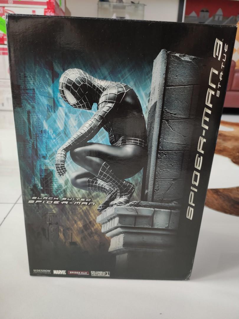 Sideshow Spider-man 3 black suit movie statue, Hobbies & Toys, Toys ...