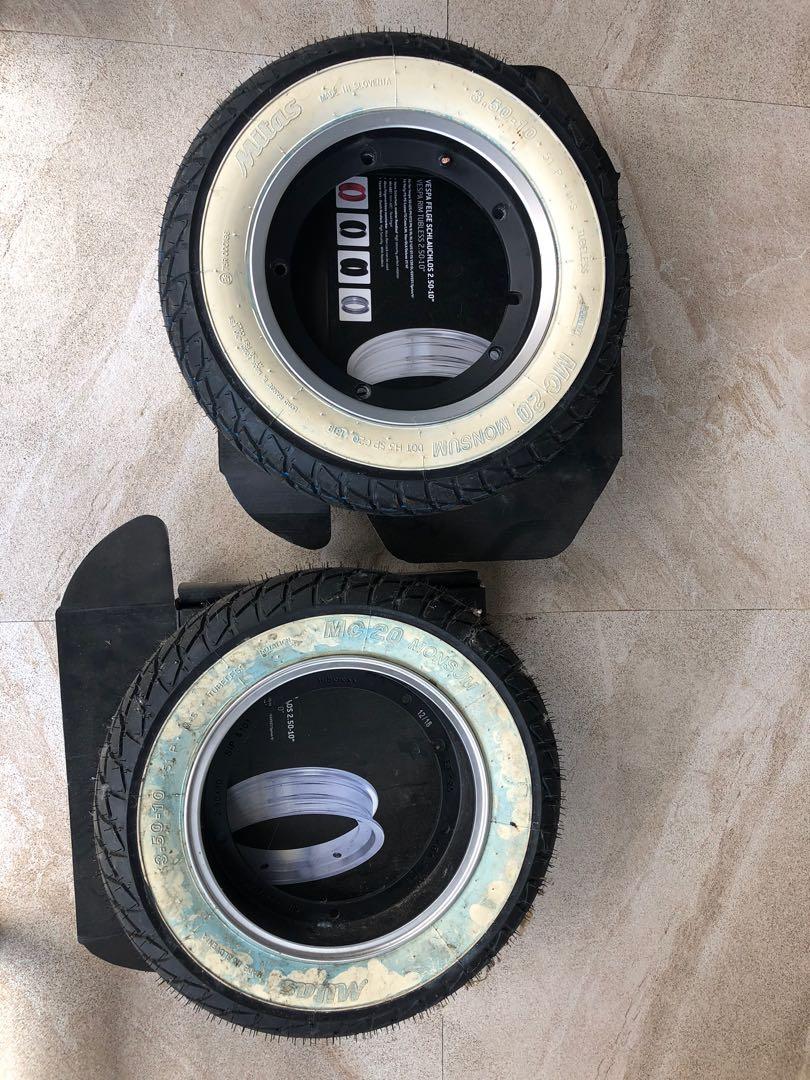 SIP rims for Vespa PX, Motorbikes, Motorbike Parts & Accessories, Tires ...